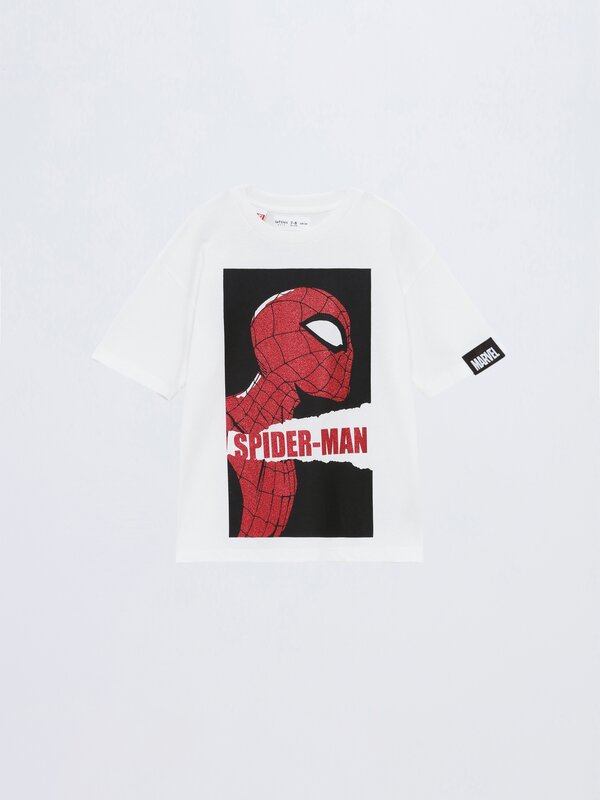 Spiderman ©marvel Print T Shirt Short Sleeve T Shirts And Vest Tops