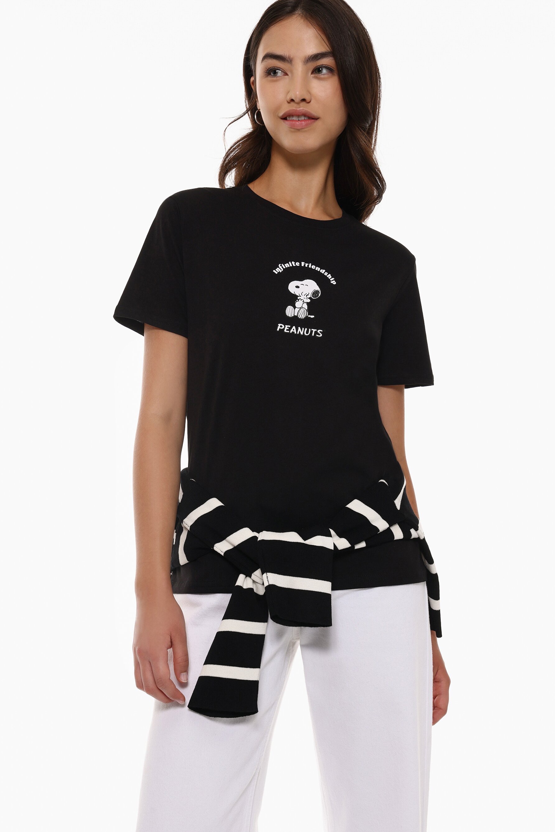 Kısa Kollu T-shirt - T-shirt - GİYİM - Kadın - | Lefties Turkey