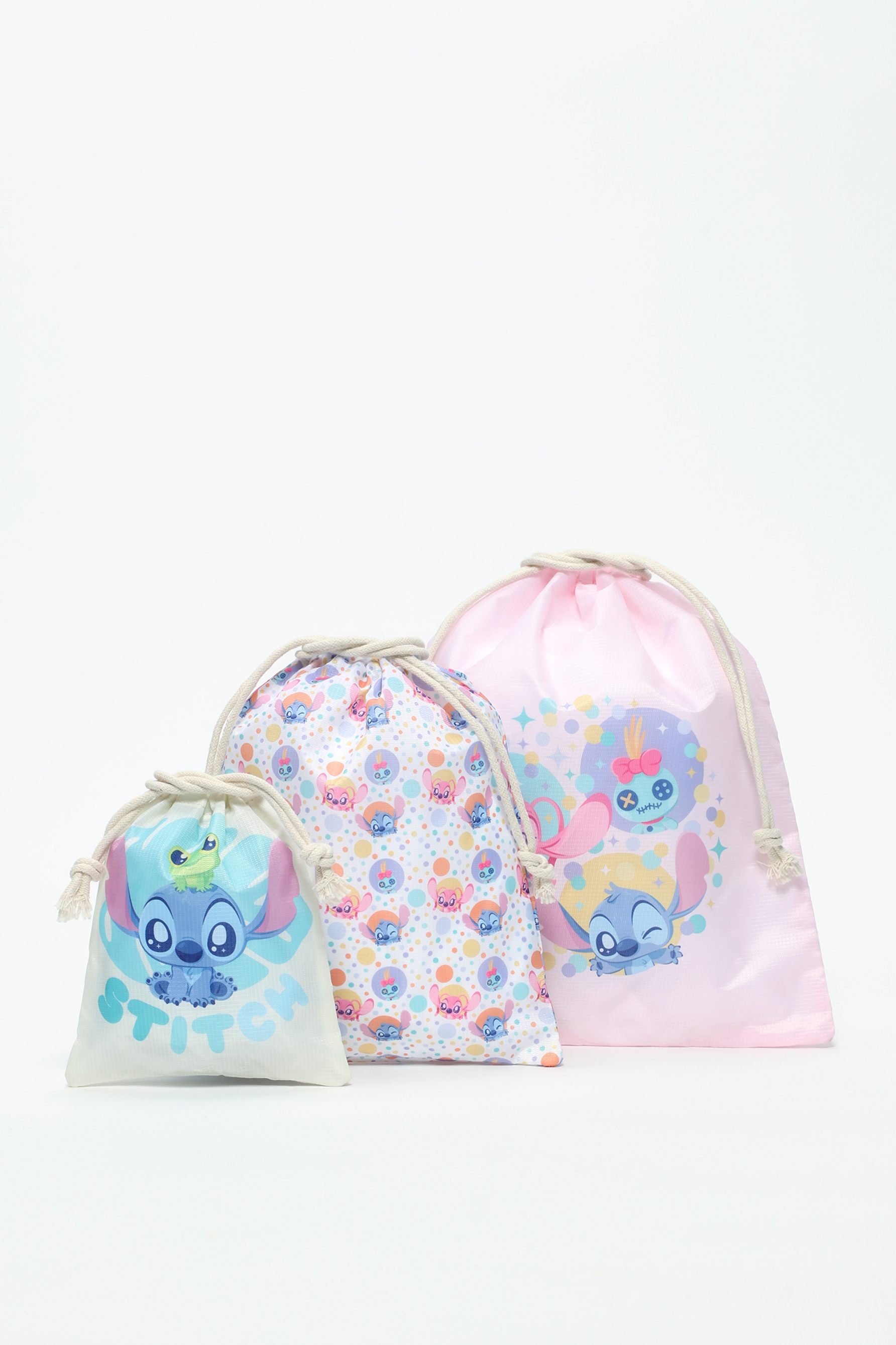 Lefties Pack de 3 bolsinhas de Lilo & Stitch ©Disney | Centro Colombo