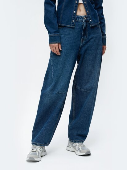 Jeans barrel - NOVEDADES - Mujer - | Lefties ESPAÑA