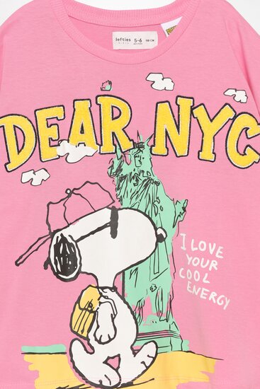 Camiseta apliques Snoopy Peanuts™ - Cartoons - Licencias - ROPA - Niña ...