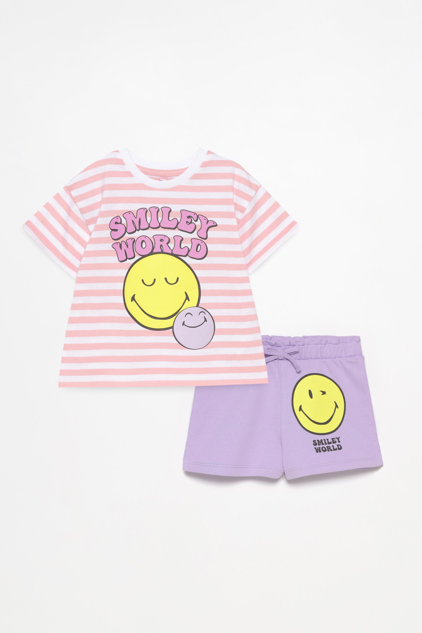 Smileyworld® T-shirt and shorts co-ord - Licensed Merch - CLOTHING ...