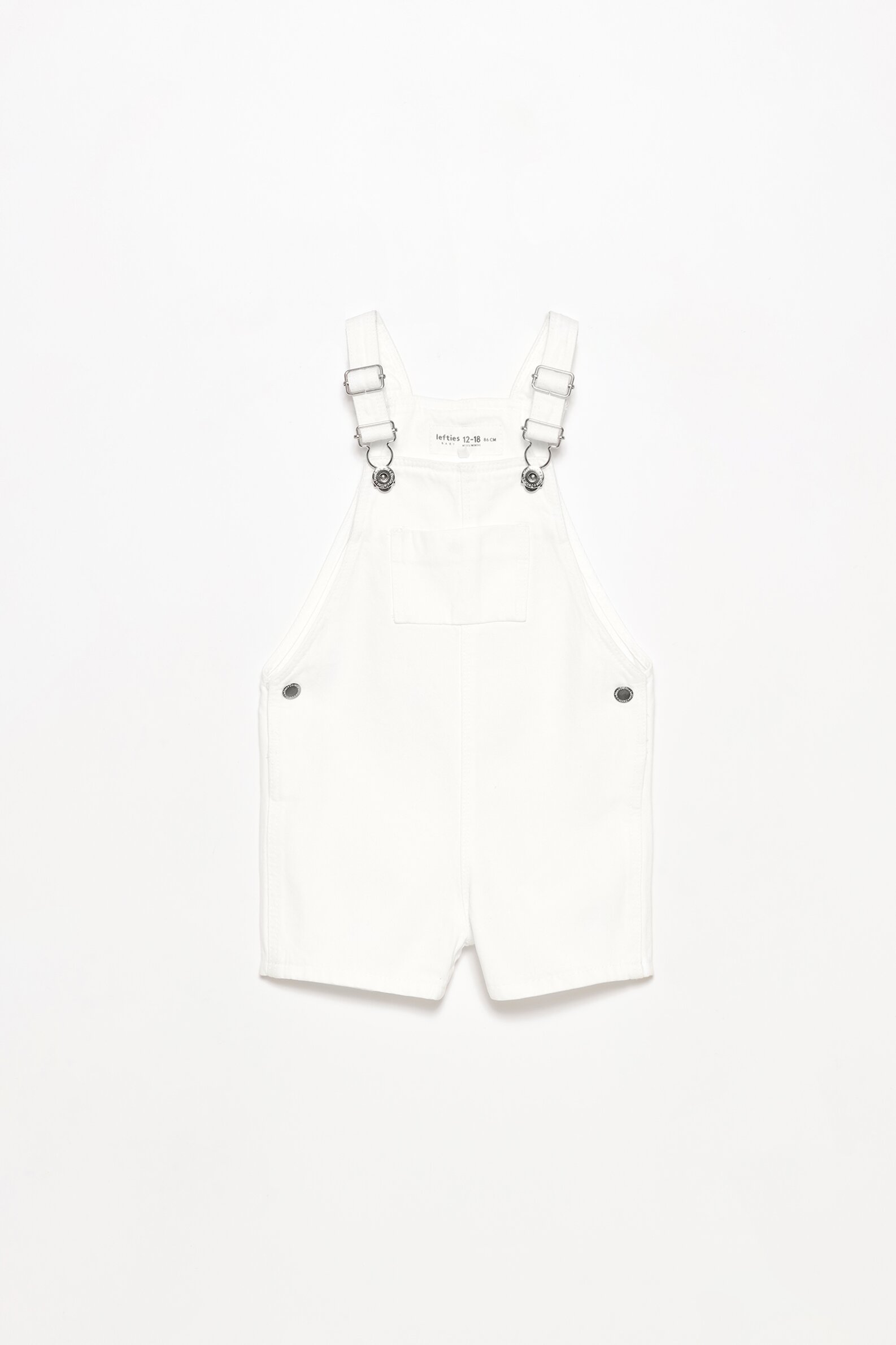 Denim Dungarees With Buttons Basics Baby Girl Kids Lefties denim-dungarees-with-buttons-basics-baby-girl-kids-lefties