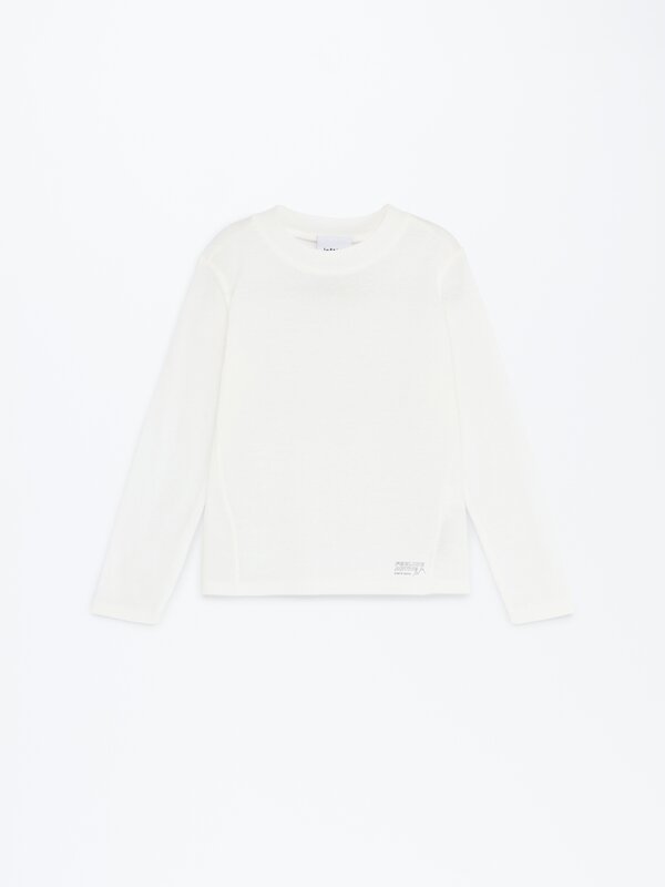 Camiseta térmica cuello perkins - NOVEDADES - Niña - Niños - | Lefties ...