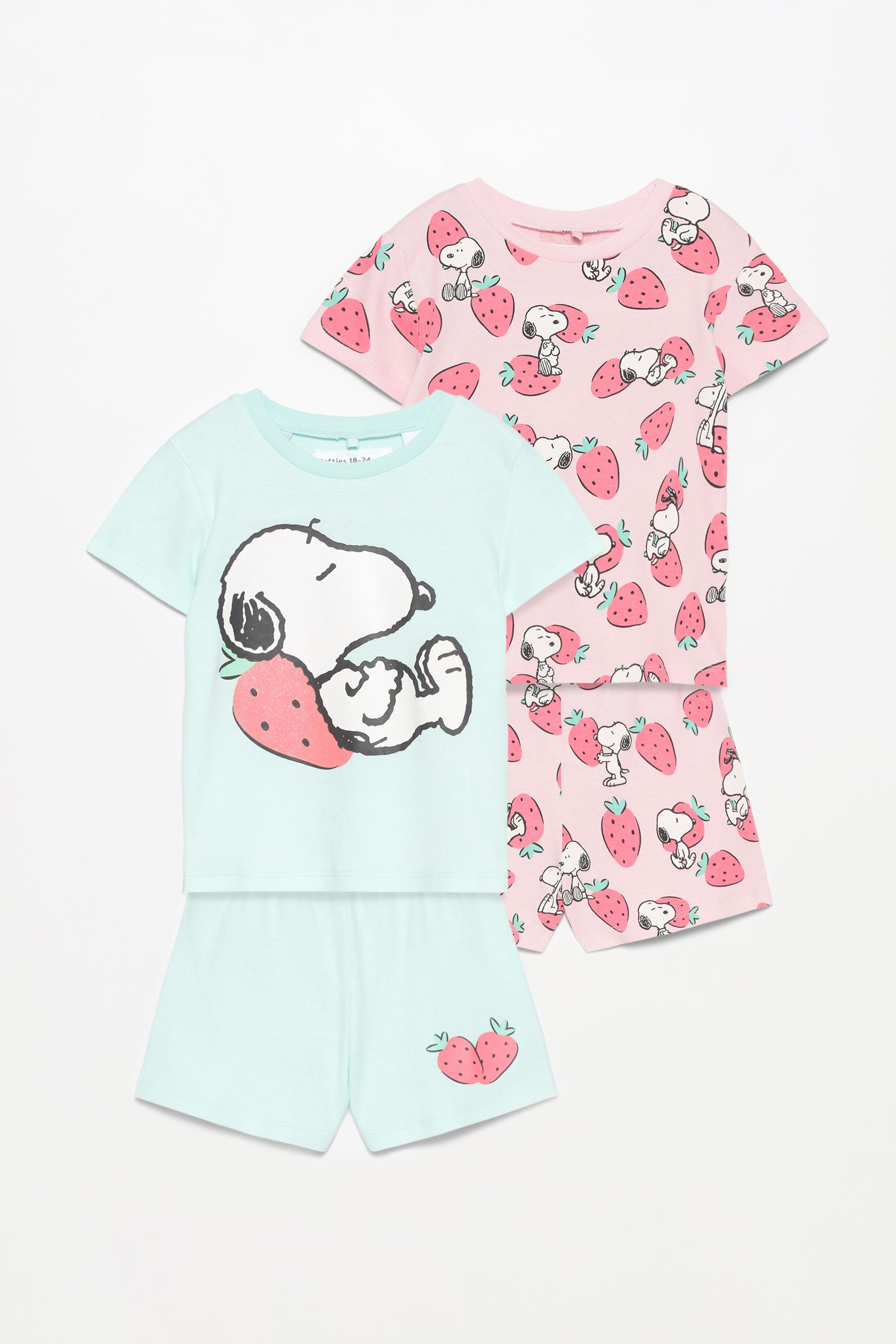 Pack of 2 Snoopy Peanuts™ pyjama co-ords - SALE - Baby Girl - Kids ...