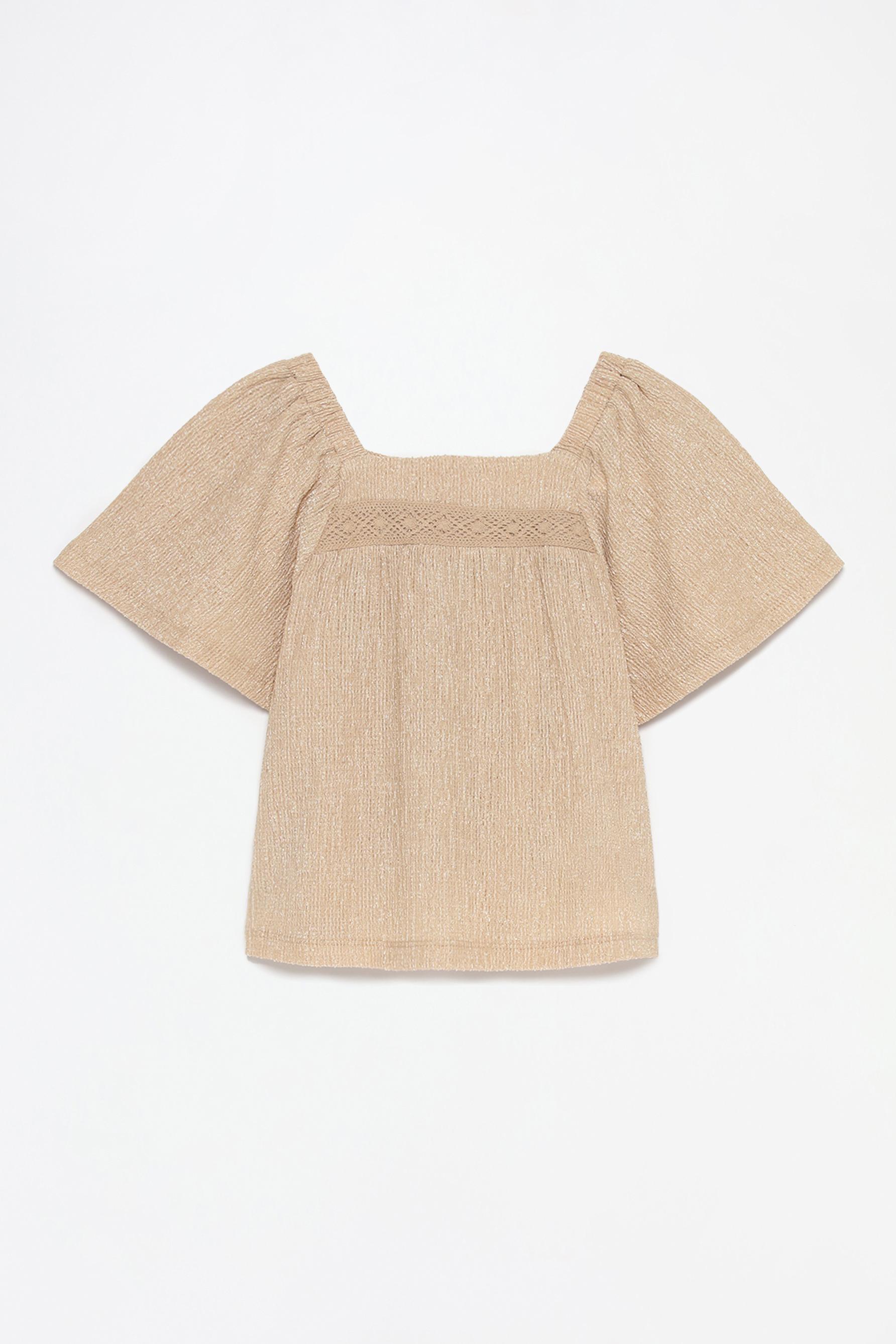 Textured top with wide sleeves - RAMADAN KAREEM - Girl - Kids ...