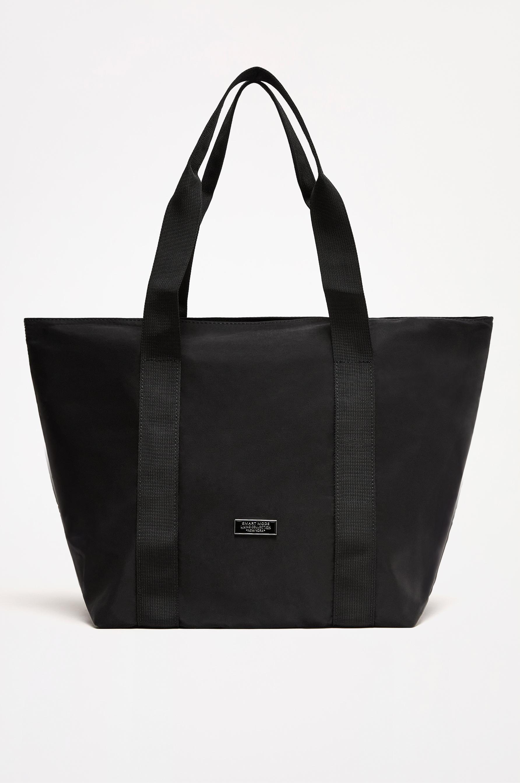 Large nylon shopper bag - BASICS - Woman - | Lefties UAE - Dubai ...
