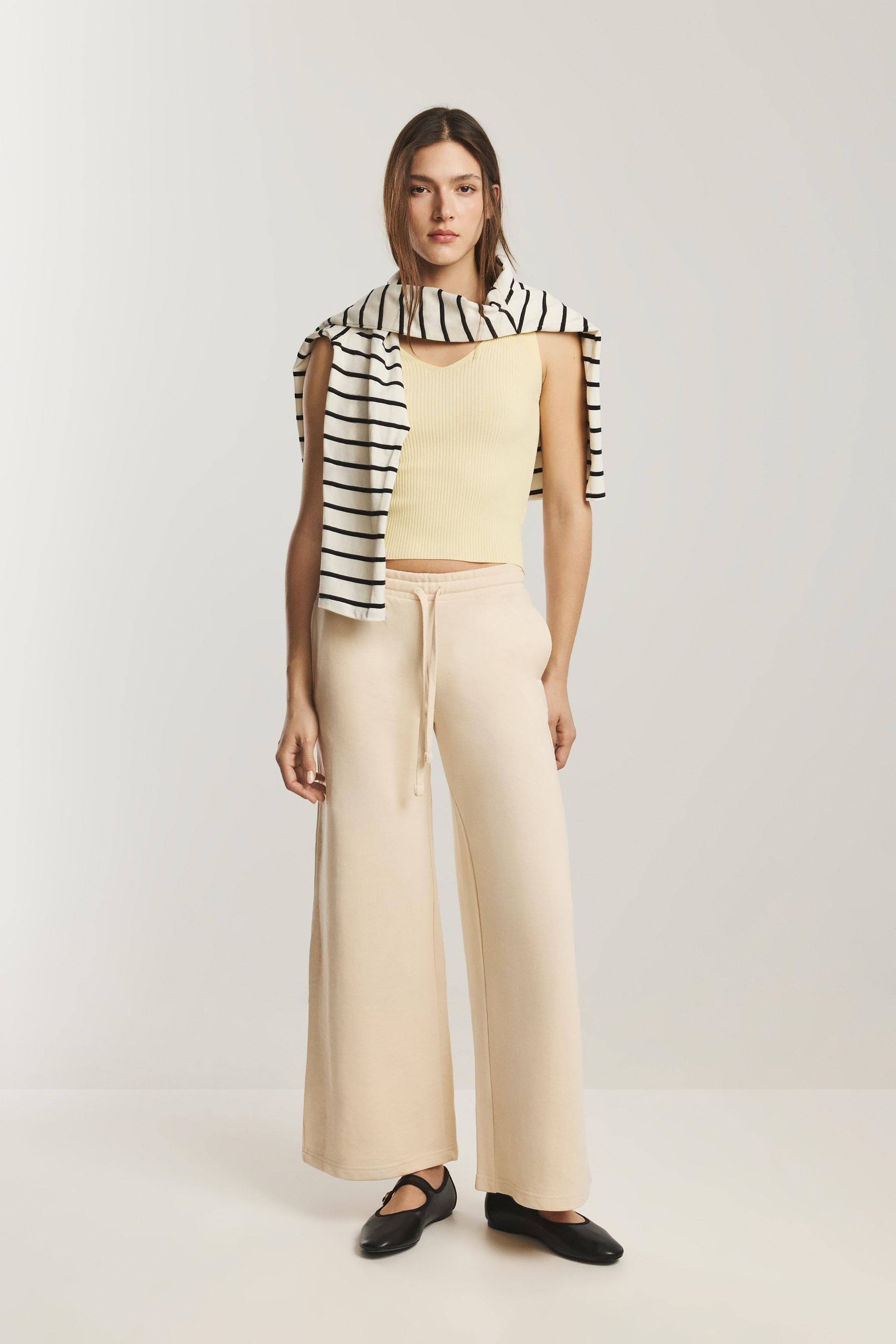 Pantalón chándal wide leg - Chándal - ROPA - Mujer | LEFTIES España