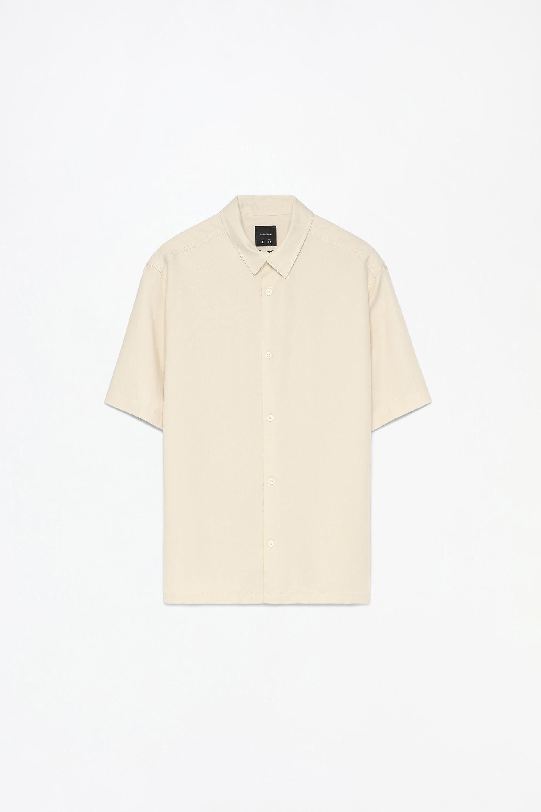 Short sleeve lyocell shirt - Shirts - CLOTHING - Man - | Lefties Bahrain