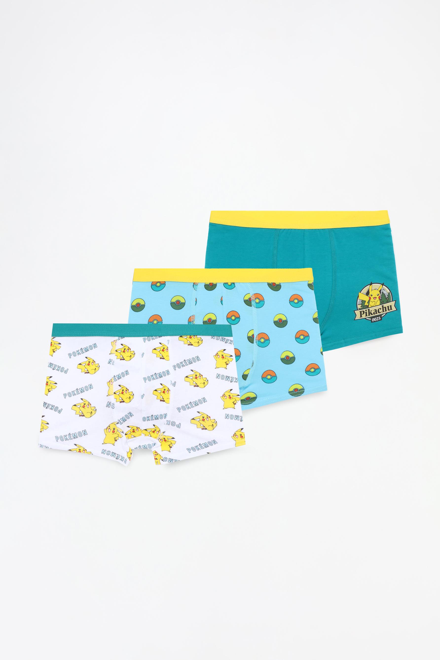 Pack 3 calzoncillos bóxers Pikachu Pokémon™ - Licencias - ROPA - Niño ... Pack 3 calzoncillos bóxers Pikachu Pokémon™ - Licencias - ROPA - Niño ...