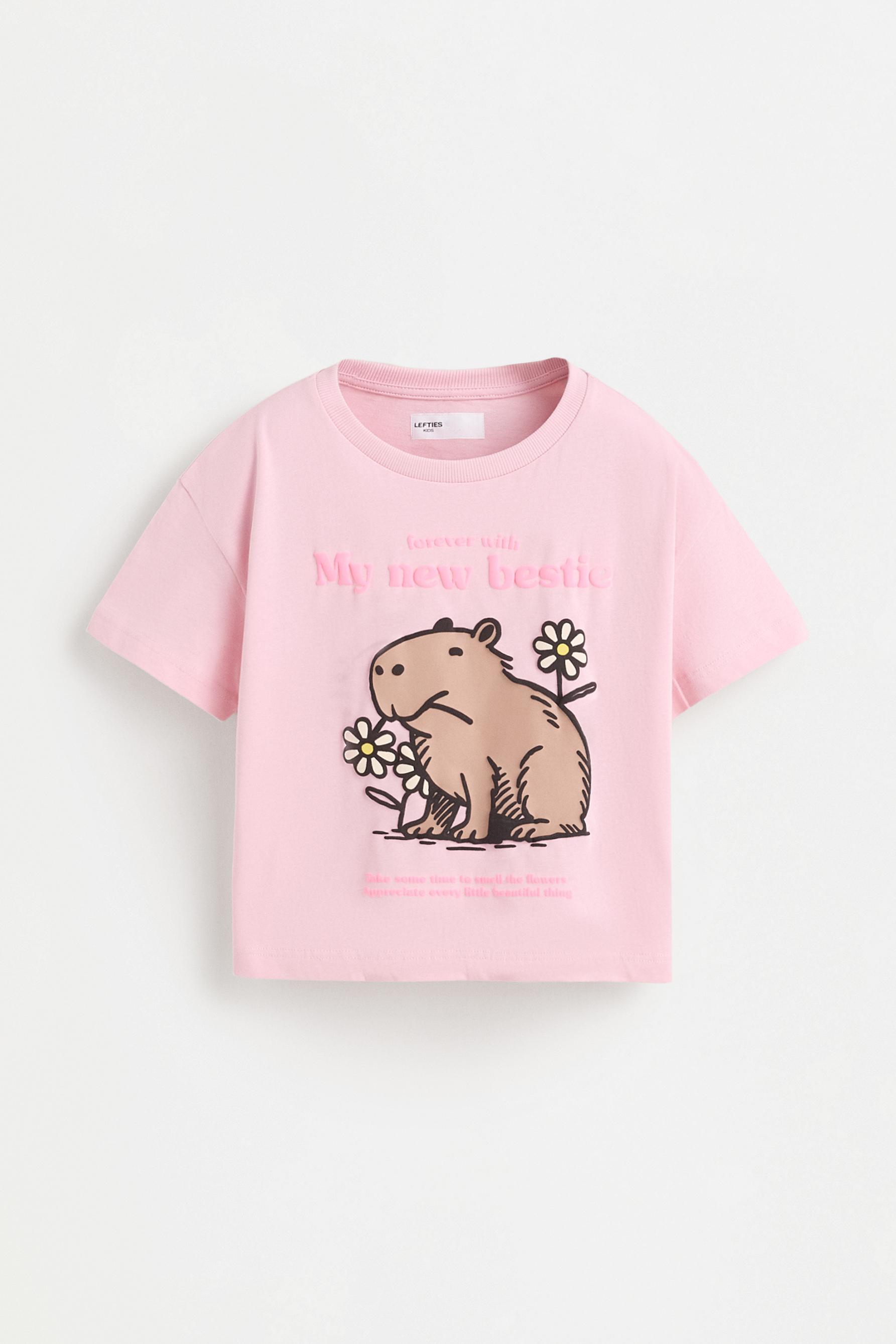 Camiseta estampado con relieve - NOVEDADES - Niña - Niños | LEFTIES España